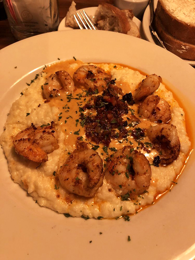 Behold the dish that's causing traffic jams from Atlanta to Athens—shrimp and grits worth writing home about.