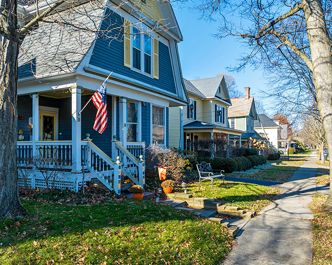 These aren't just houses; they're American dreams with porches. The kind of neighborhood where borrowing a cup of sugar isn't a sitcom clich&eacute;.