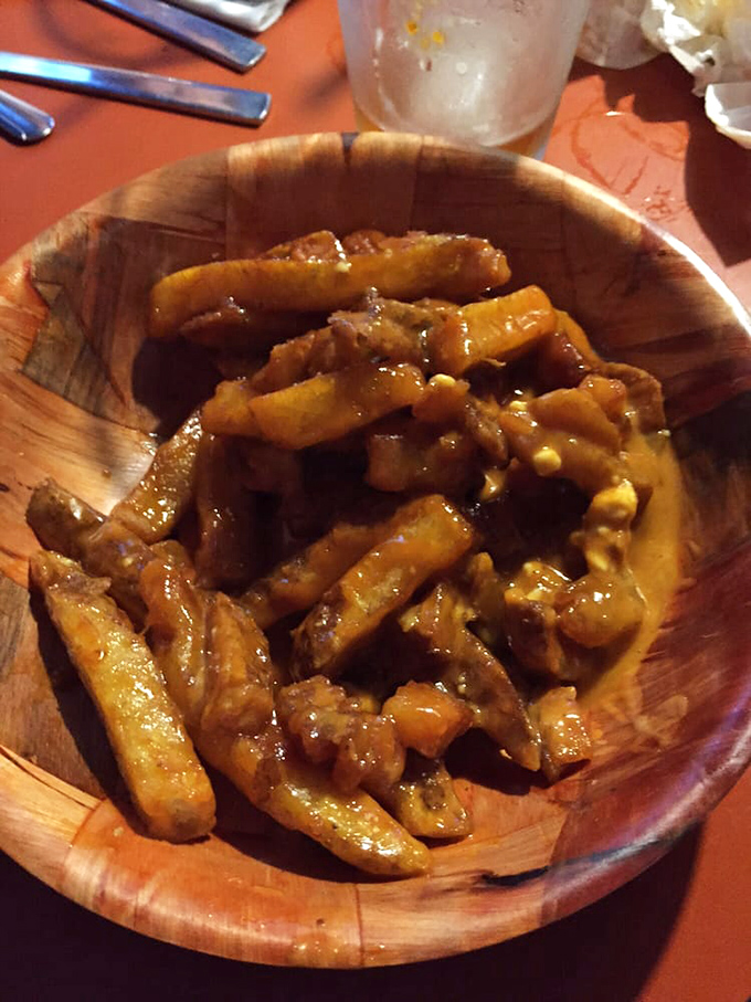 Sloppy Fries: Where french fries go to fulfill their destiny. Cheese, bacon, and sauce transform humble potatoes into a fork-required masterpiece.