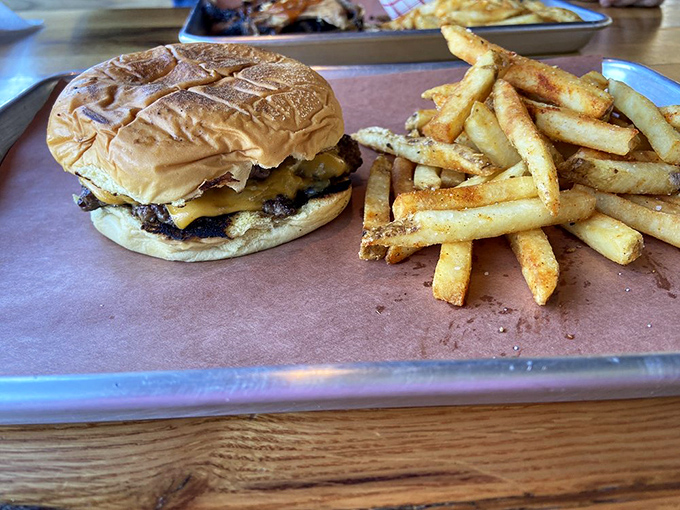 The Smash Burger doesn't just whisper your name&mdash;it belts out a full Broadway number. Those seasoned fries are the perfect backup singers. 