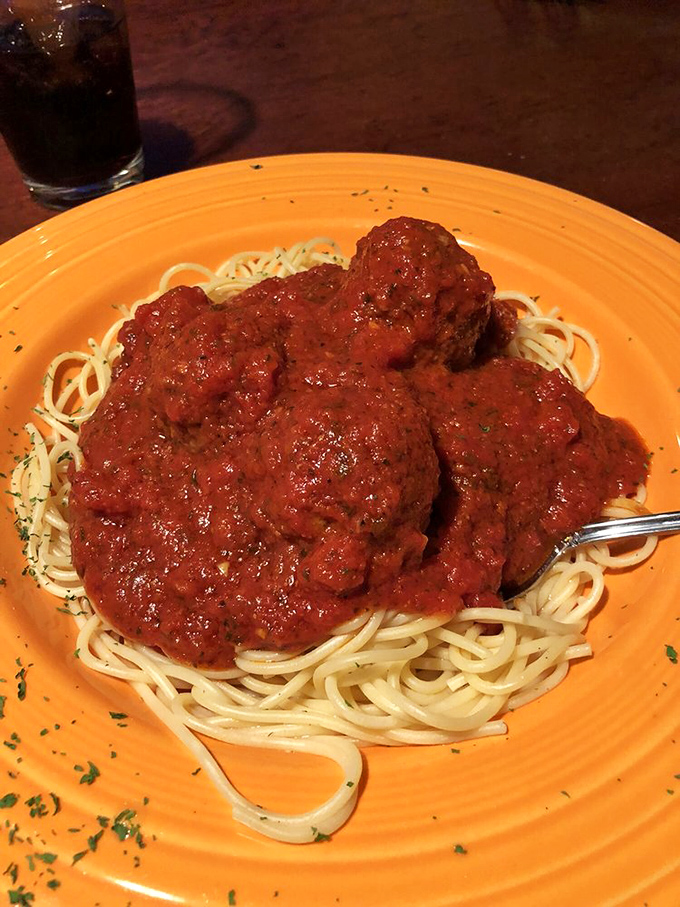 Spaghetti and meatballs &ndash; the comfort food equivalent of a warm hug from someone who really means it. These meatballs aren't playing around.