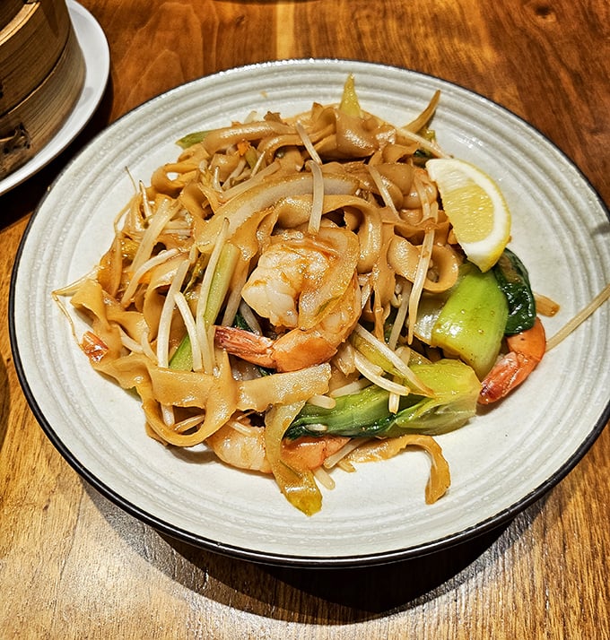 Noodles dancing with shrimp and vegetables in perfect harmony &ndash; this stir fry is what happens when ingredients find their soulmates.