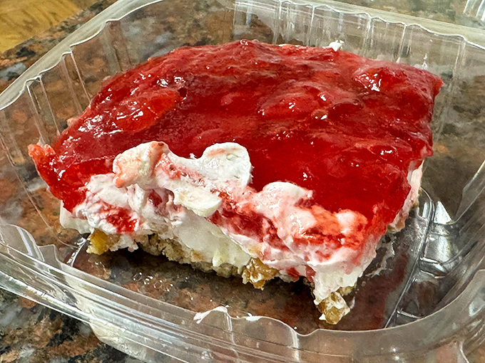 This strawberry pretzel dessert doesn't just cross the sweet-salty divide &ndash; it builds a vacation home there and invites you to stay awhile.