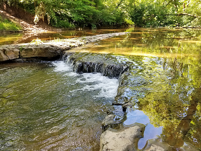 Sunday Creek doesn't take weekends off&mdash;these gentle cascades have been nature's soundtrack since long before Spotify.