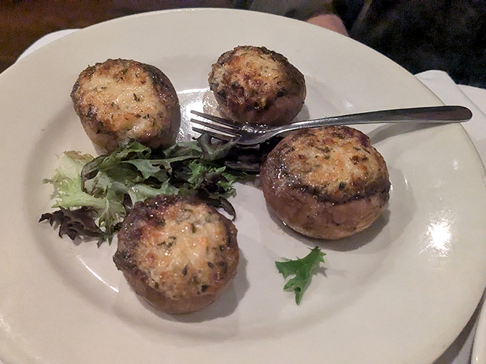 These legendary stuffed mushrooms aren't just appetizers; they're edible postcards from flavor country that locals drive miles to experience.