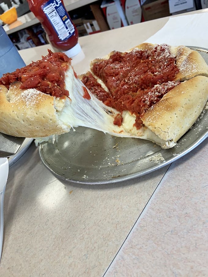 Not all heroes wear capes, some wear cheese. This stuffed pizza doesn't just satisfy hunger&mdash;it creates lifelong devotion with every gooey bite.