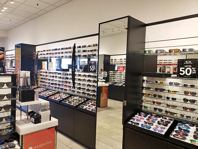 Sunglasses as far as the eye can see&mdash;which, ironically, you'll be able to protect with stylish designer frames at prices that won't make you want to hide behind them.