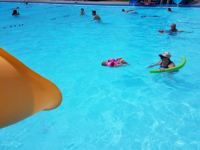 Beat the high-altitude heat at Alamosa's public pool, where locals have perfected the art of floating lazily under the bluest skies imaginable.