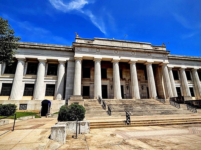 The Scottish Rite Temple commands respect with columns that could make ancient Greece jealous &ndash; and probably a little intimidated.