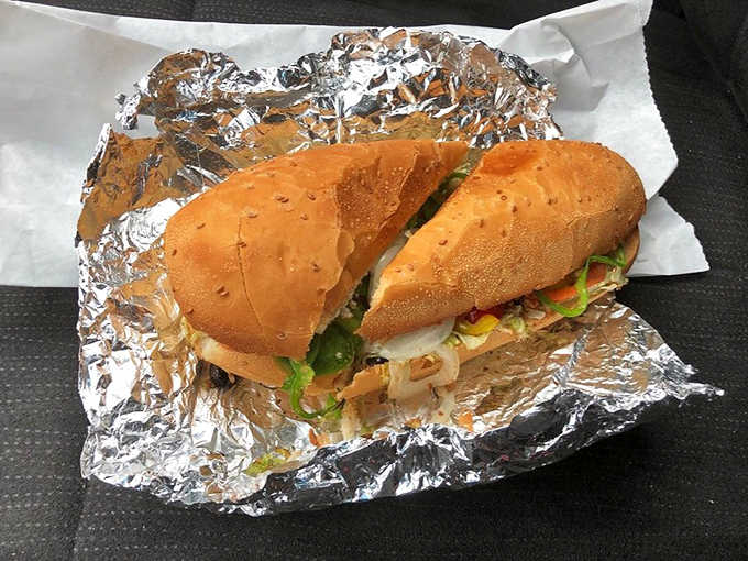 This sub isn't just a sandwich&mdash;it's architecture. The structural integrity of that bread deserves an engineering award.