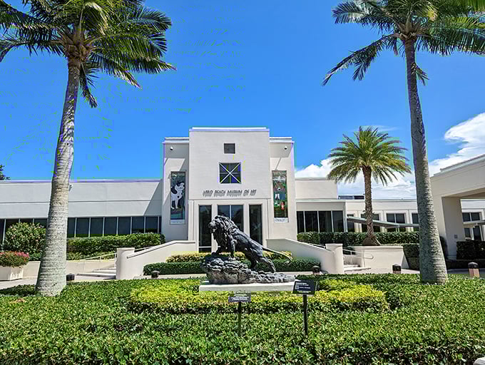 The Vero Beach Museum of Art stands as an architectural gem, where culture thrives against a backdrop of tropical splendor.