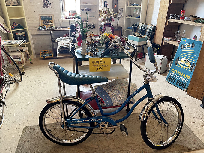 This vintage Schwinn banana-seat bicycle isn't just transportation&mdash;it's a time machine straight back to summer afternoons when your biggest worry was making it home for dinner.