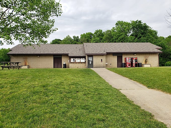 The visitor center might not win architectural awards, but it's the perfect basecamp for your wilderness expedition &ndash; with actual plumbing!