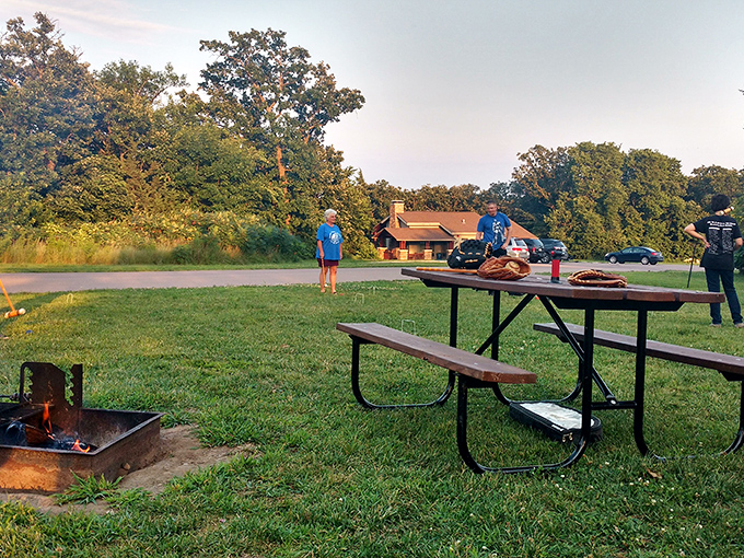 Campfire tales and starlit skies. Nothing says "digital detox" quite like swapping stories around a flickering flame while marshmallows reach their gooey potential.