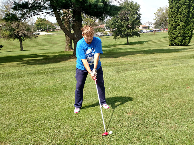 Local recreation doesn't require country club dues, just a willingness to swing away. 