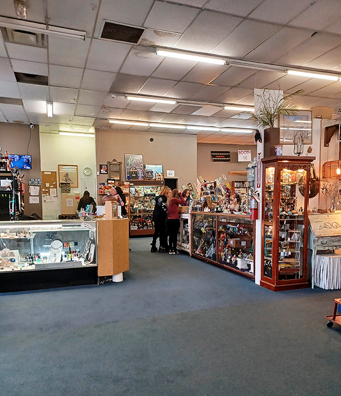 The mall's interior stretches like a labyrinth of memories. That moment when you realize your childhood toys are now "vintage collectibles."