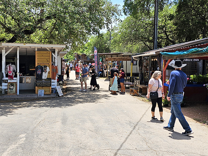 Market Days transform Wimberley into a bustling bazaar where locals and visitors mingle under the watchful gaze of ancient oaks.
