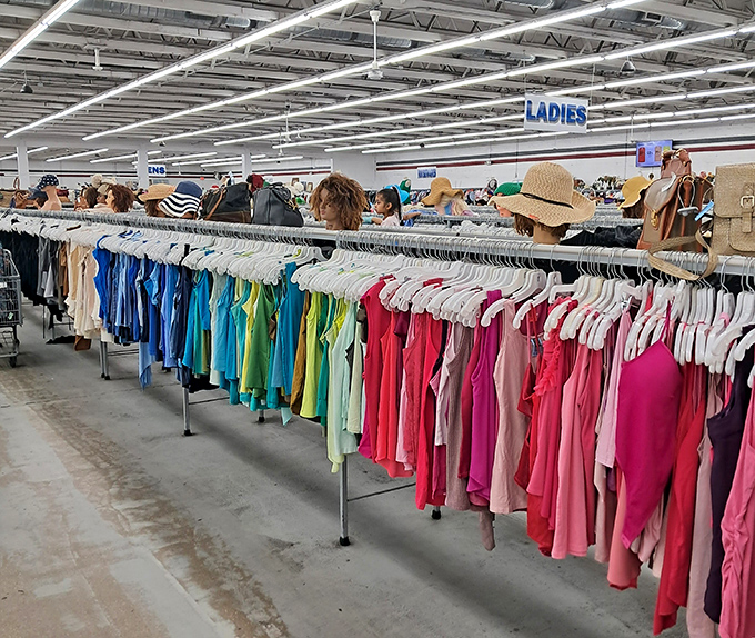 Rainbow racks of possibility&mdash;where fashion comes for its second act and savvy shoppers discover designer labels hiding among the basics.