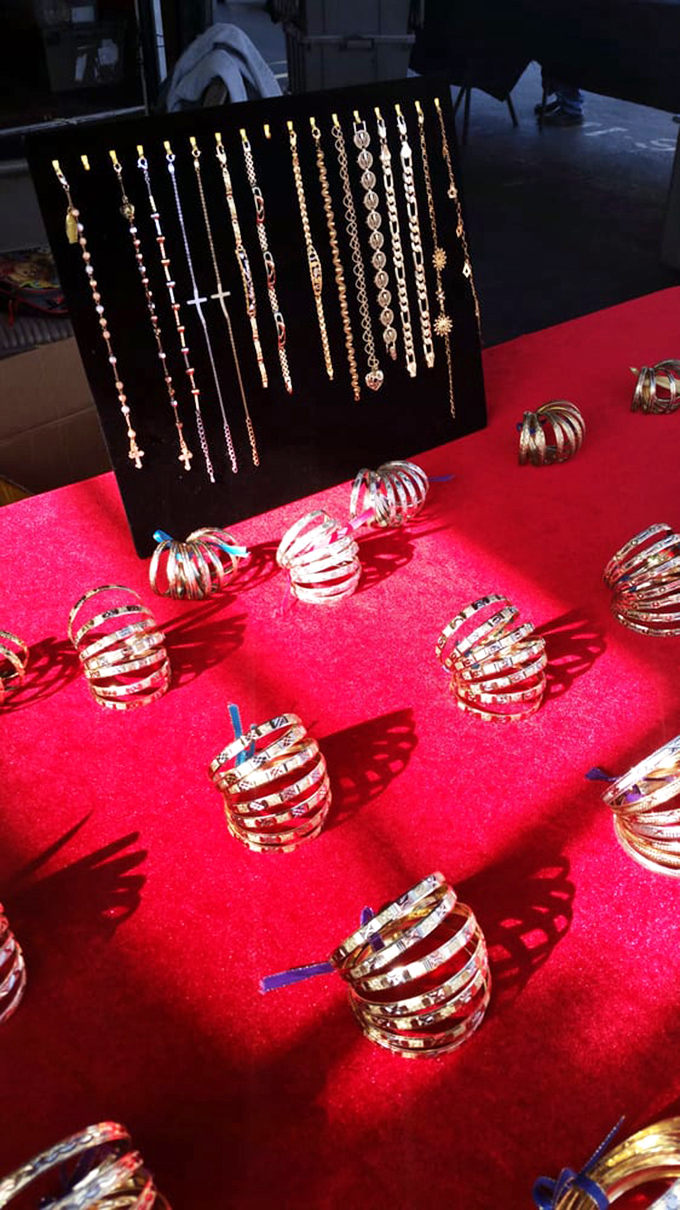 Jewelry that sparkles with possibility. These gleaming rings and necklaces might be costume, but the thrill of the find is absolutely genuine.