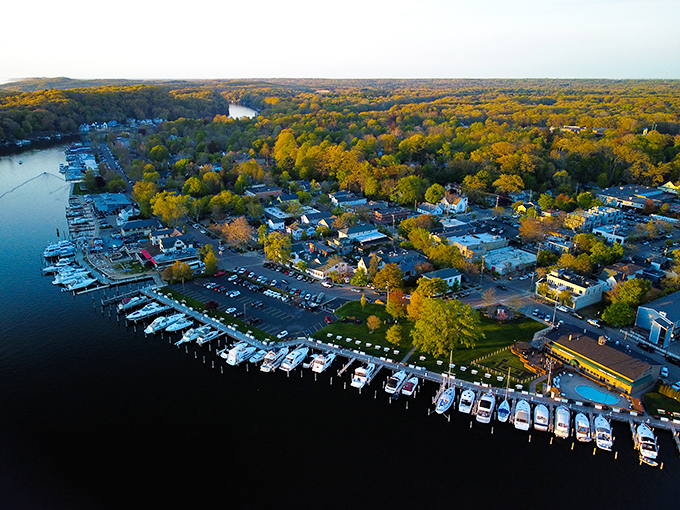 An aerial view that makes you wonder why anyone would live anywhere else, honestly.