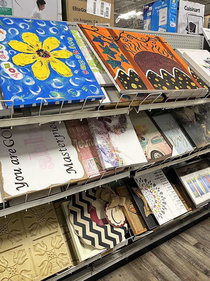 Wall art that doesn't require a second mortgage. These colorful canvases prove creativity and affordability aren't mutually exclusive concepts.