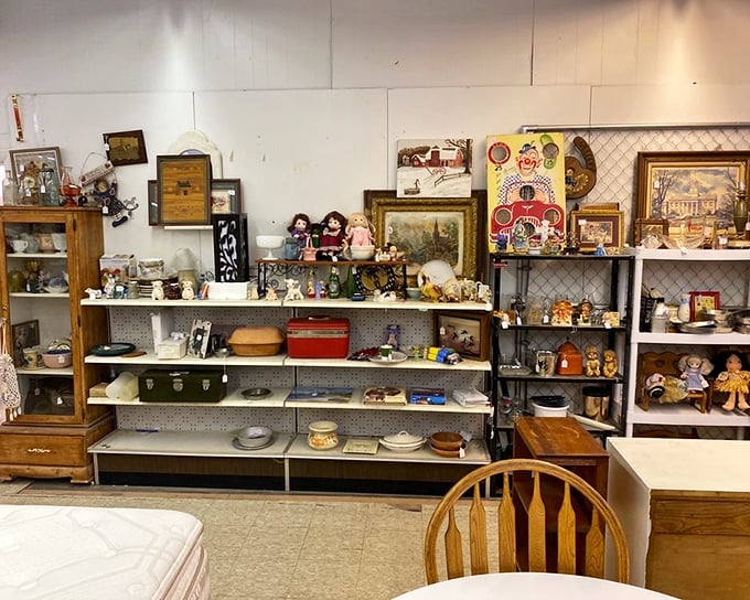 Shelves bursting with nostalgic knick-knacks and collectibles &ndash; where else can you find porcelain dolls eyeing vintage kitchenware across a wonderland of memorabilia?