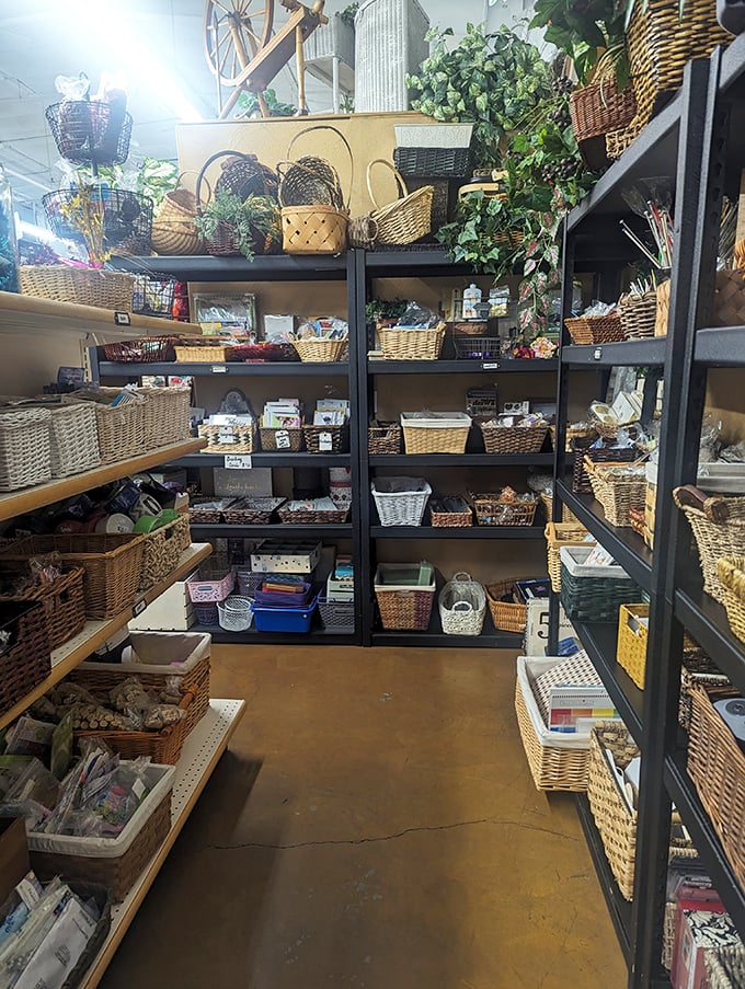 Basket heaven! More woven storage options than your grandmother's attic, each waiting to organize the clutter you haven't bought yet.