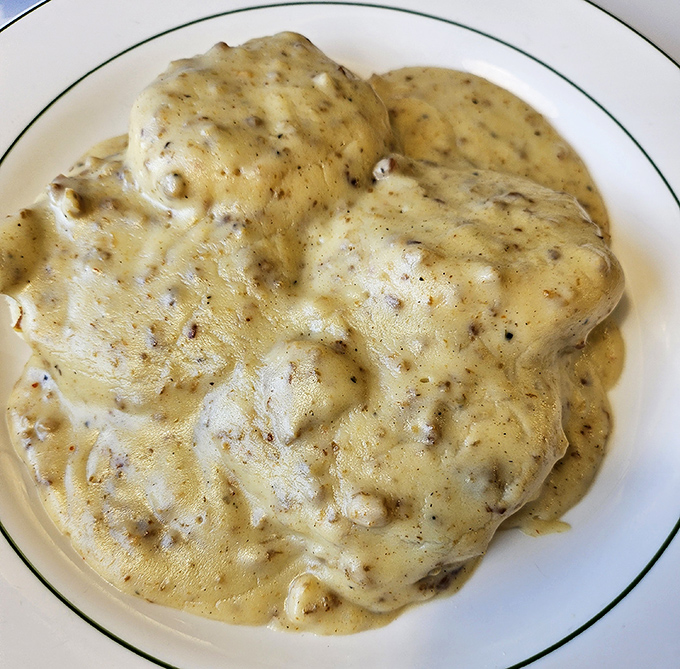 Biscuits and gravy so authentic they deserve their own Ohio historical marker&mdash;a creamy, peppery blanket of pure comfort.