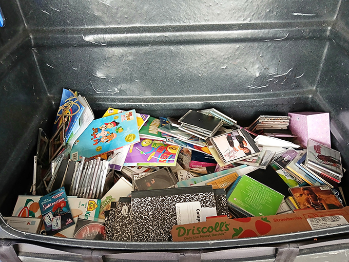 Literary treasures await the patient hunter. Somewhere in this paper jungle lurks that out-of-print cookbook or vintage vinyl you've been searching for.