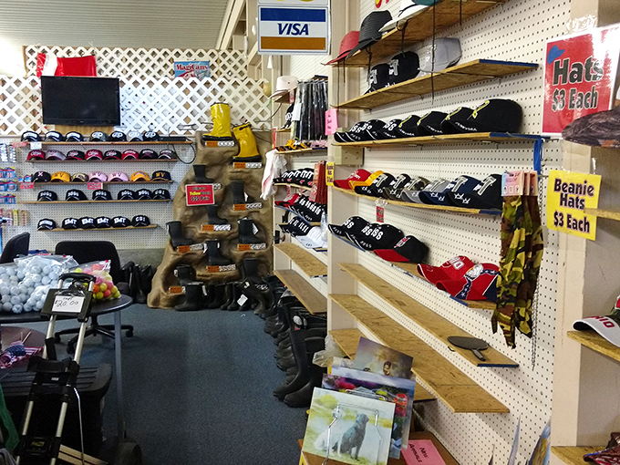 Hat collectors, rejoice! This corner offers enough headwear options to ensure you'll never have a bad hair day again.