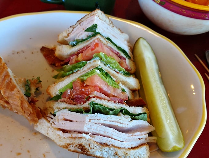 This club sandwich isn't trying to reinvent the wheel &ndash; it's just perfecting it with layers that stack up like a delicious game of Jenga.