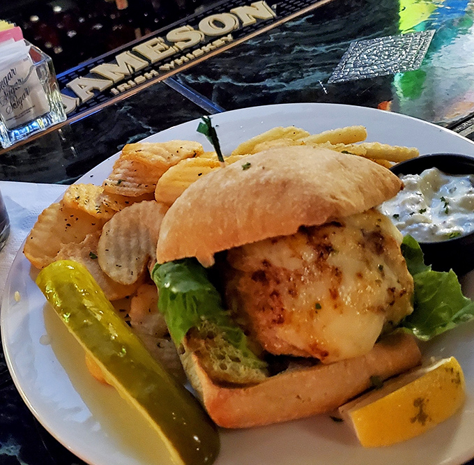 The legendary crab cake sandwich &ndash; mostly crab, barely bound, perfectly bronzed &ndash; makes you question why you'd ever order anything else.