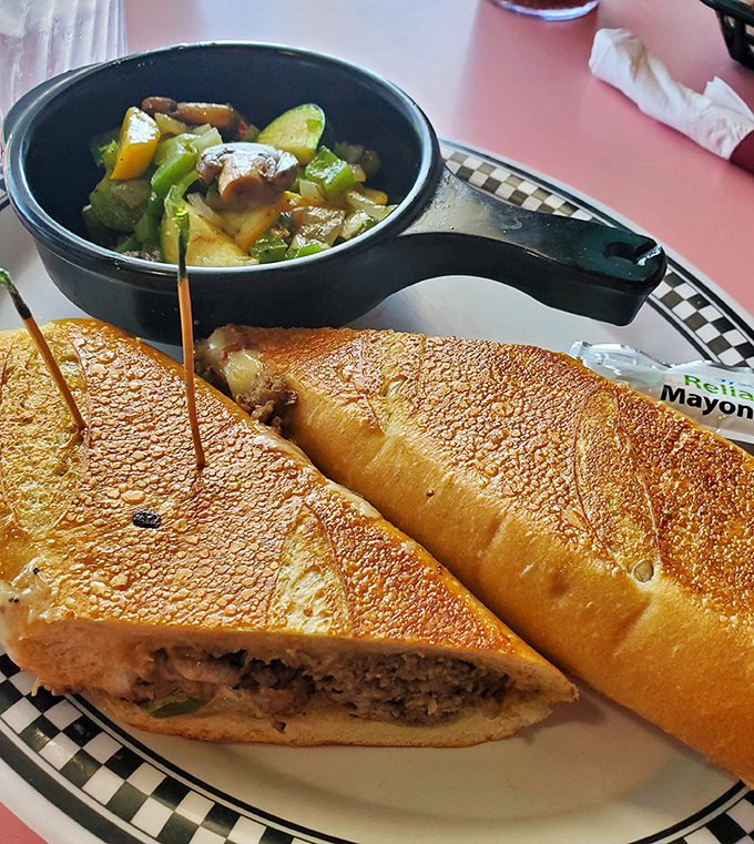 This Cuban sandwich doesn't just satisfy hunger&mdash;it settles debates. Perfectly pressed and paired with veggies that actually add something to the conversation.