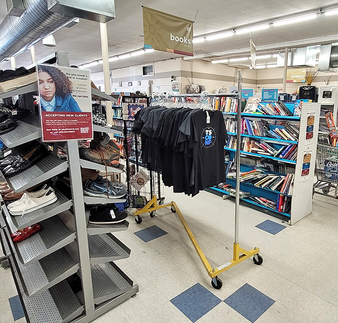 Books, shoes, and everything between &ndash; the store's organization system would make Marie Kondo weep tears of joy.