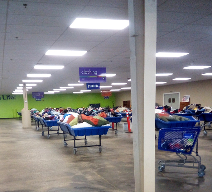 The building stretches wide enough to hold your wildest thrifting dreams and about seventeen years' worth of incredible finds.