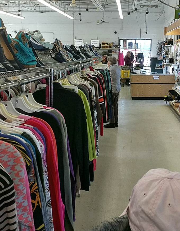 When the aisles are this organized, you can actually find what you're looking for without a search party.