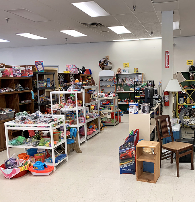 The toy section is where childhood memories get their second act &ndash; that Cars box might contain someone's joy from 2006 and your kid's delight in 2023.