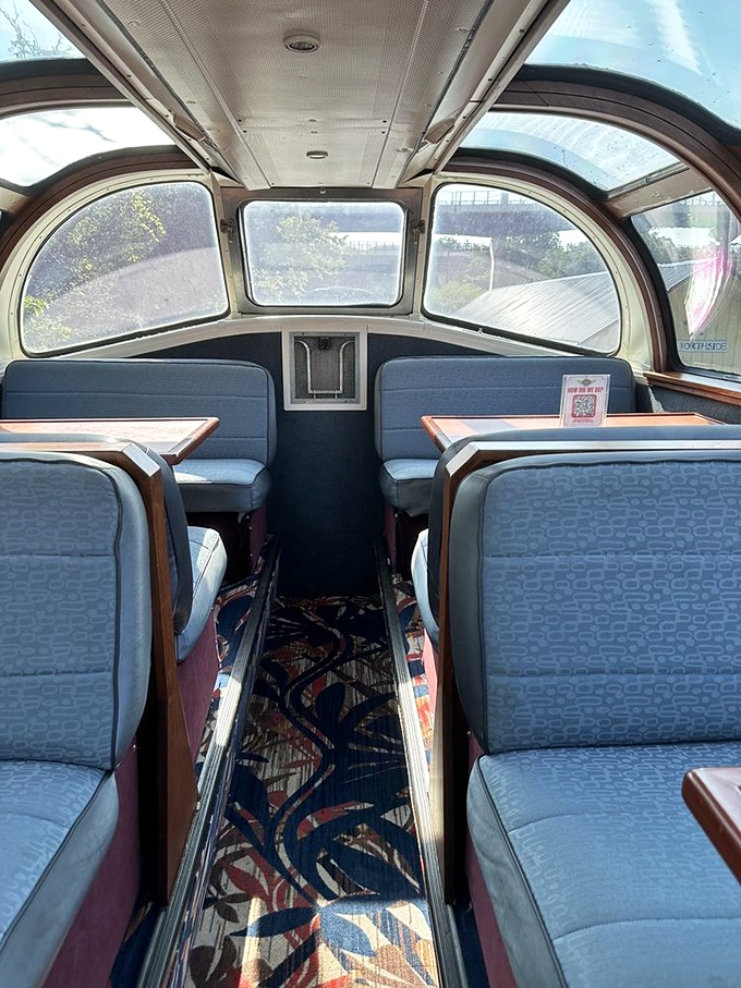 The dome car's panoramic windows turn ordinary sightseeing into an IMAX experience. Mother Nature's big-budget production, now showing on all sides.