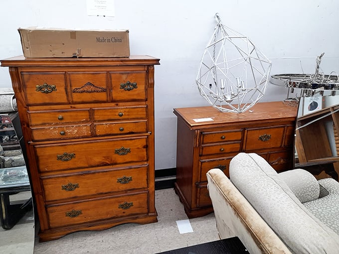 Solid wood dressers with character that IKEA could only dream of replicating. Craftsmanship from an era when things were built to last.