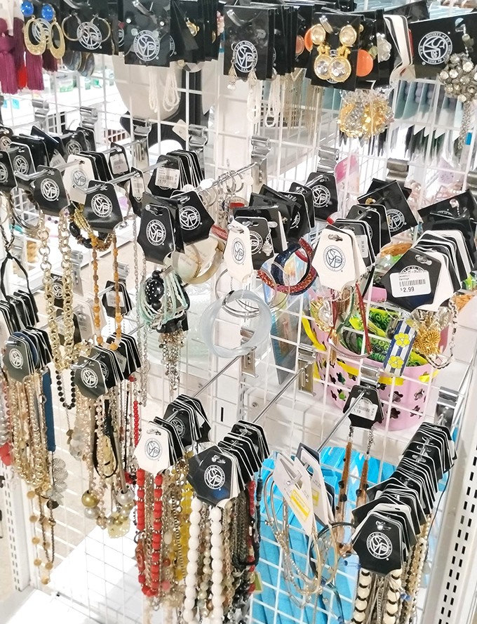 A glittering galaxy of accessories awaits&mdash;these necklaces and earrings proving that someone's cast-offs become another's statement piece without the statement-piece price tag.