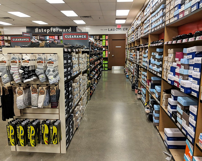 A shoe lover's paradise where the "clearance" sign isn't just a suggestion&mdash;it's practically a siren song for your feet.