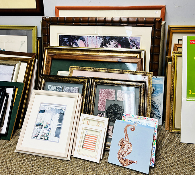 Frame game strong! One person's discarded artwork becomes another's gallery wall masterpiece, all at prices that would make museum gift shops weep.
