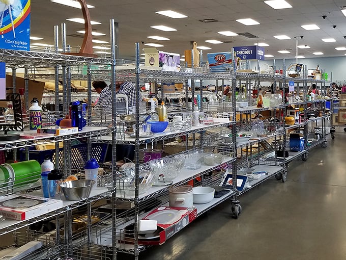 The housewares section&mdash;where someone else's "I don't need this anymore" becomes your "How did I live without this?"