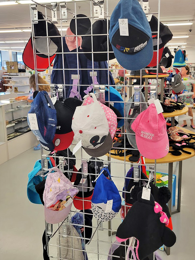 Hat heaven for the indecisive shopper. From Mickey ears to Wonder Seas cruise mementos, your next favorite headwear awaits.