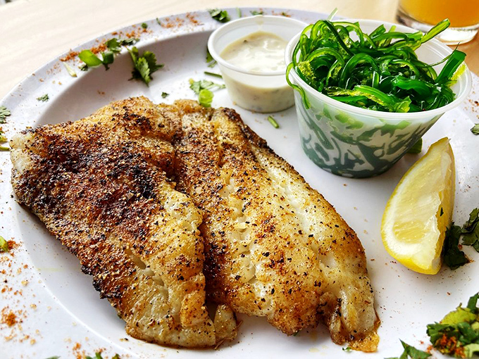 Blackened to perfection, this hogfish fillet is the seafood equivalent of finding a twenty in your old jacket pocket&mdash;an unexpected delight!