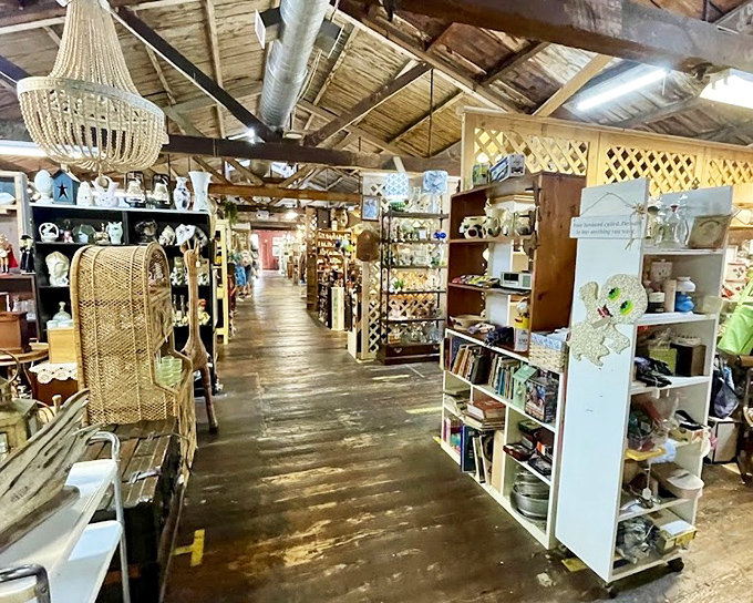 Chandeliers, lattice dividers, and endless aisles&mdash;this isn't shopping, it's a historical scavenger hunt with prizes at every turn.