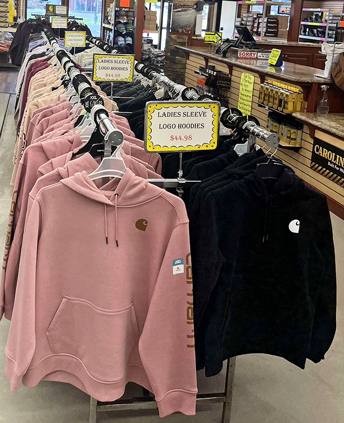 Carhartt country! Quality hoodies at flea market prices—where fashion meets function in the heart of Pennsylvania.