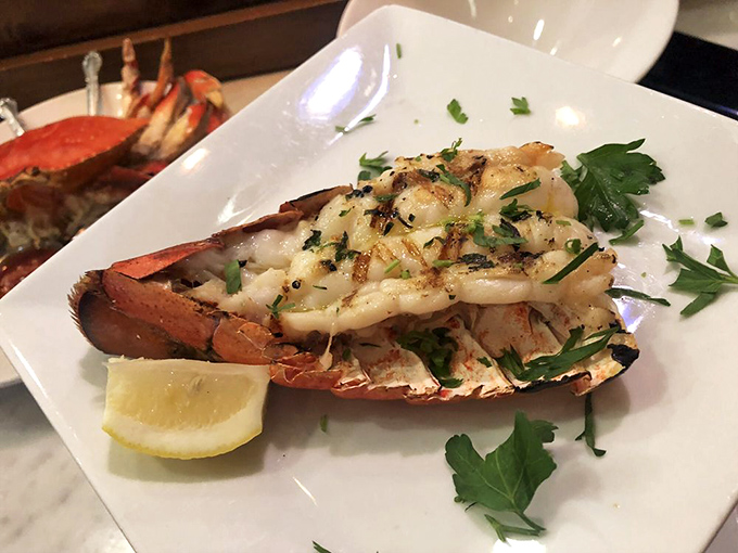 Lobster doesn't get more glamorous than this&mdash;tender meat glistening with butter and herbs, ready for its close-up and your fork.