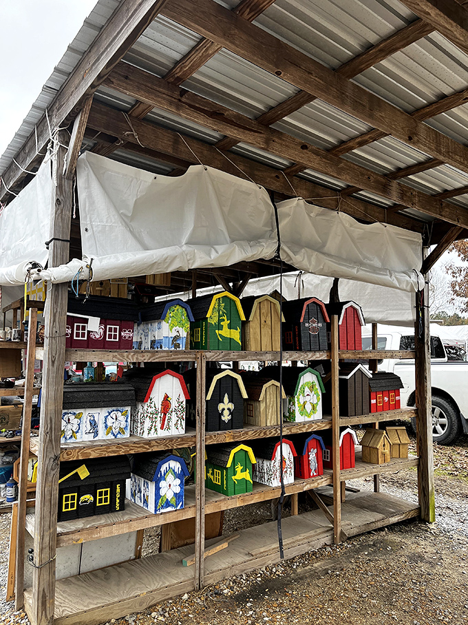 Whimsical mailboxes that make bills almost worth receiving. Each one tells a different story—far more charming than any email notification!