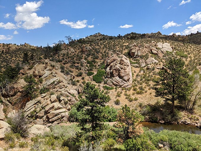 These granite formations have been posing dramatically for millions of years, and they're not stopping now.